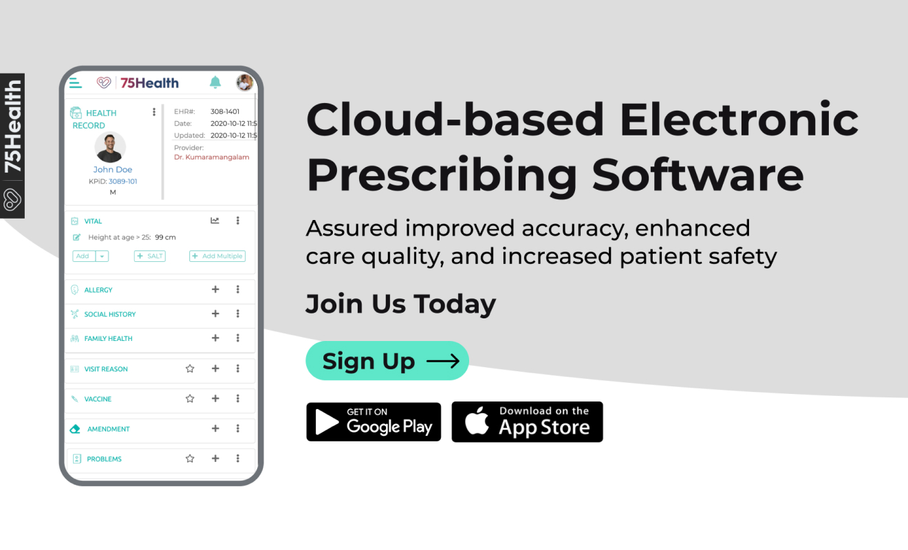 Analyze Family Medical History With E-Prescribing Software - 75Health